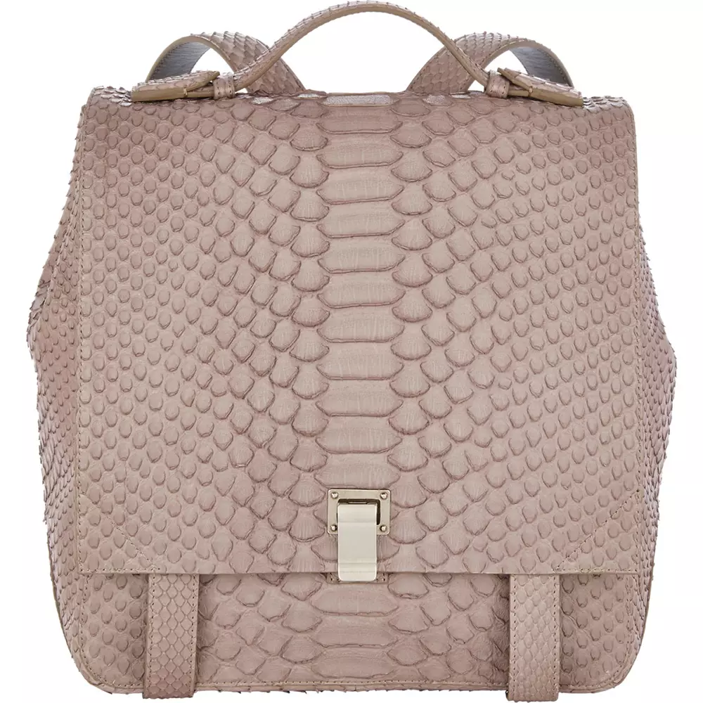 Proenza Schouler Python PS Bach Courier Backpack