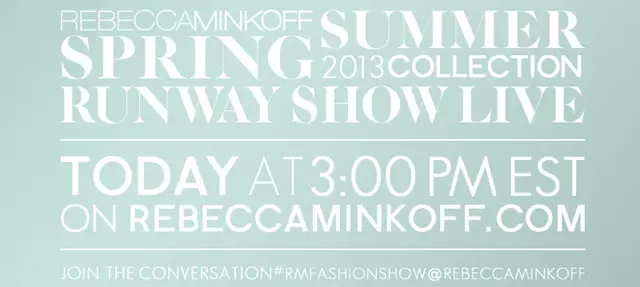 Tan-awa ang Fashion Show ni Rebecca Minkoff Live - dinhi! 18025_1