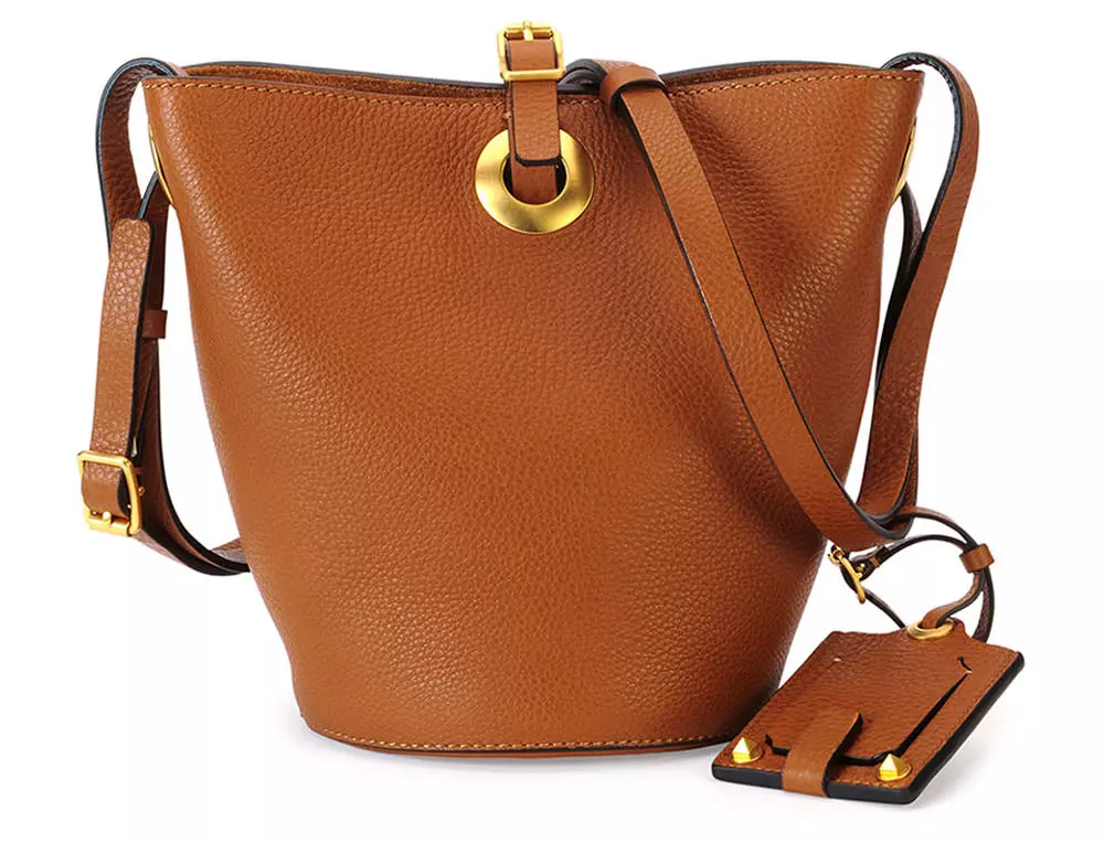 Валентино-Eye-on-You-Vitello-Bucket-Bag-Tan