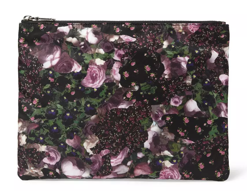 Givenchy Camo Floral Nylon Pouch