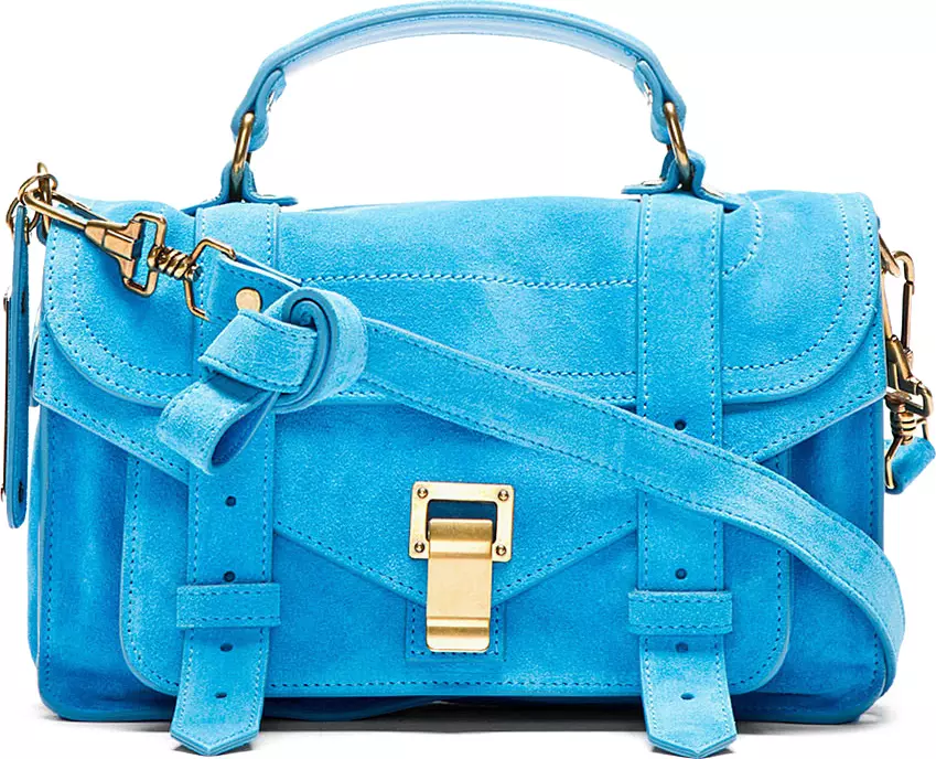 Proenza Schouler Borsa piccola PS1 in pelle scamosciata