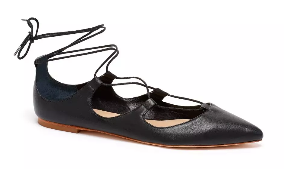 Loeffler ራንዳል Ambra Lace Up Flat