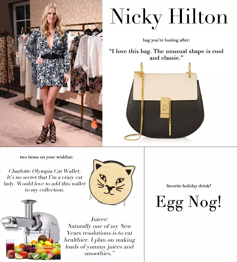 Nicky Hilton -toivelista