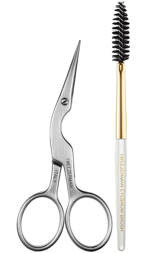 Tweezerman-Brow-Scissors-en-Brush