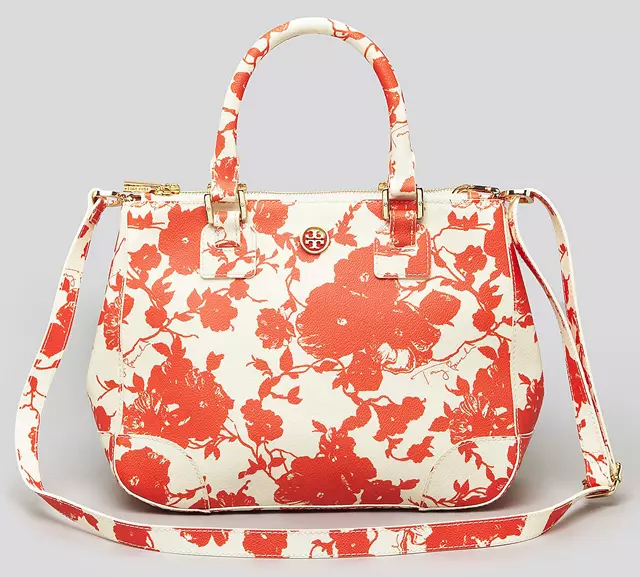 Tory Burch Robinson lille dobbelt lynlåstaske