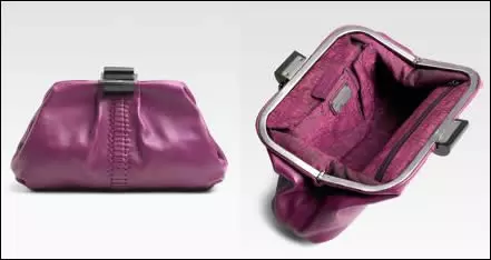 Salvatore Ferragamo Sartoria Pebble txahal-larruzko clutch 20017_1