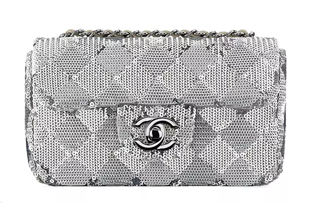 Chanel Ti chèk Sequin Flap Bag