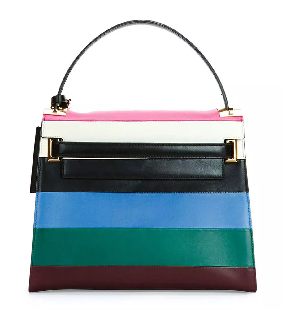 Valentino-Kuv-Rockstud-Striped-Frame-bag