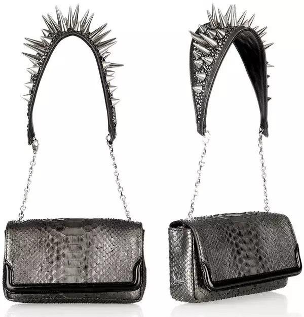 Çentê milê Christian Louboutin Artemis Studded Shoulder Bag du armanc hene 20653_2