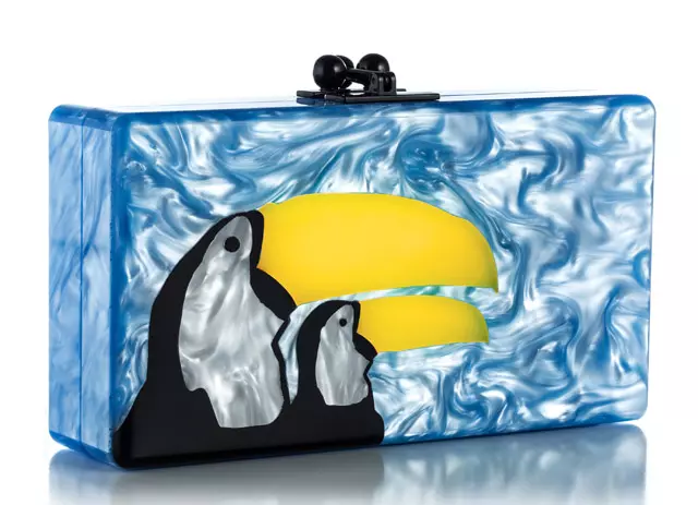 Edie Parker Toucans Clutch