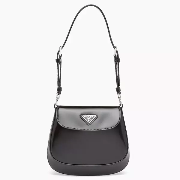 Prada Cleo Mini taska í svörtum lit