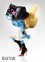 Smurfette poartă accesorii de designer în Harper’s Bazaar 21786_3