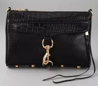 Rebecca Minkoff Croc คลัตช์