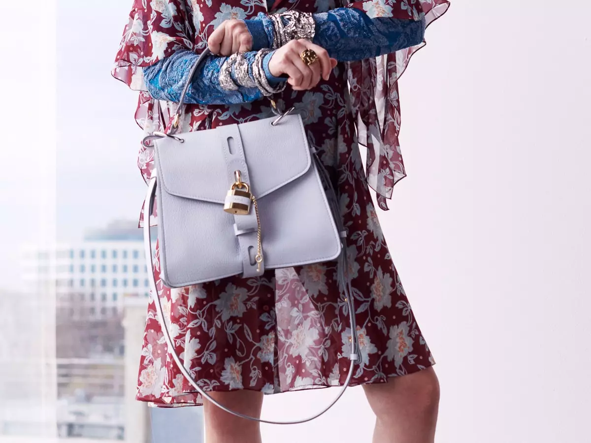 Chloés Pre-Fall 2019 Taschen greifen erfolgreiche Elemente vergangener Taschen auf 2235_19