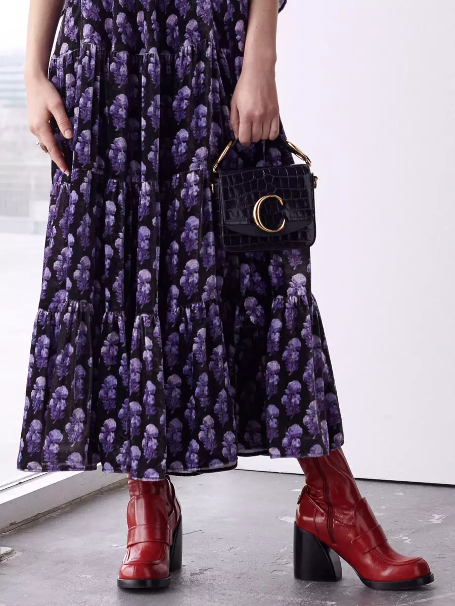 Akpa Chloé's Pre-Fall 2019 na-akpachapụ anya na ihe na-aga nke ọma nke akpa gara aga 2235_9