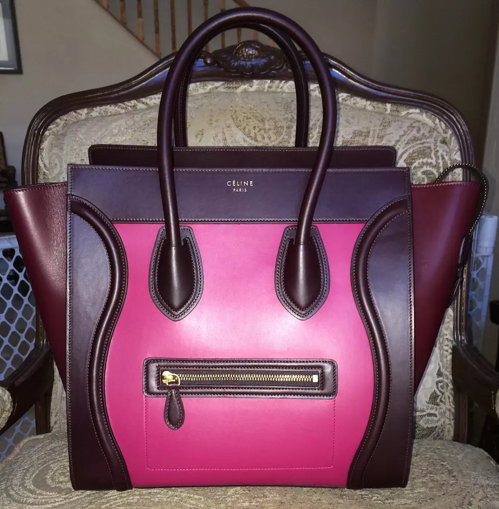 Multicolor Celine Luggage Tote