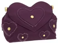 Marc le Marc Jacobs Cailín Páirtí Croí Appliqué Clutch