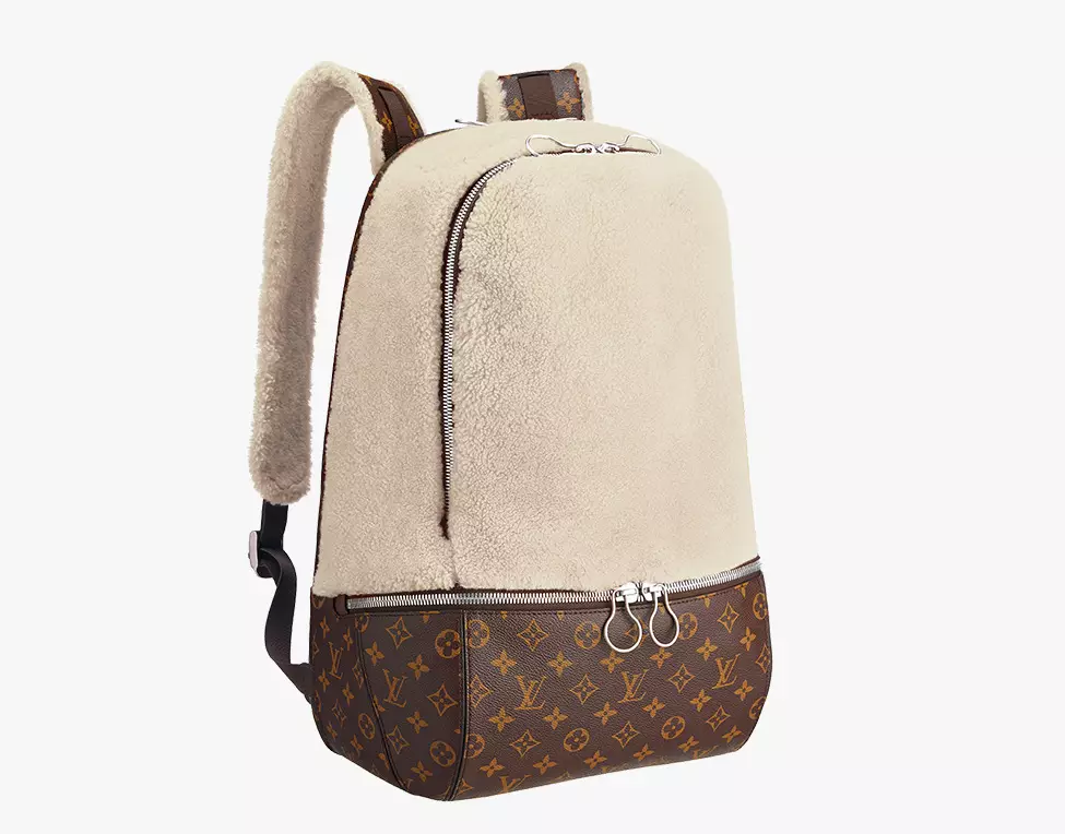 Louis Vuitton Marc Newson Fleece Backpack پىل چىشى