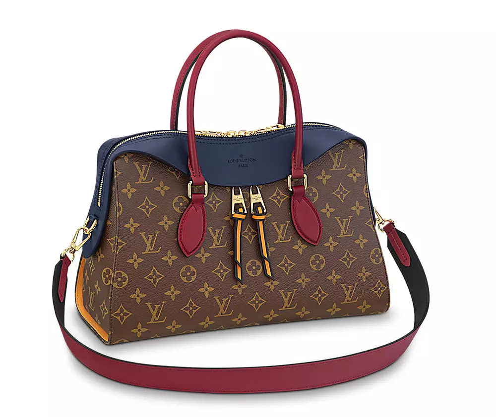 Louis Vuitton ajoute nouvo koulè ak materyèl nan estil popilè, ki gen ladan Neverfull, pou sezon prentan 2018. 2702_8