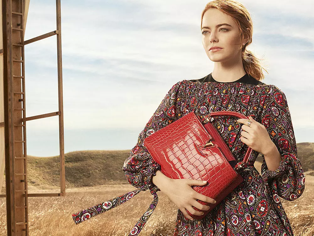 Emma Stone ma le Capucines Bag o Louis Vuitton's New Campaign Stars 2732_1