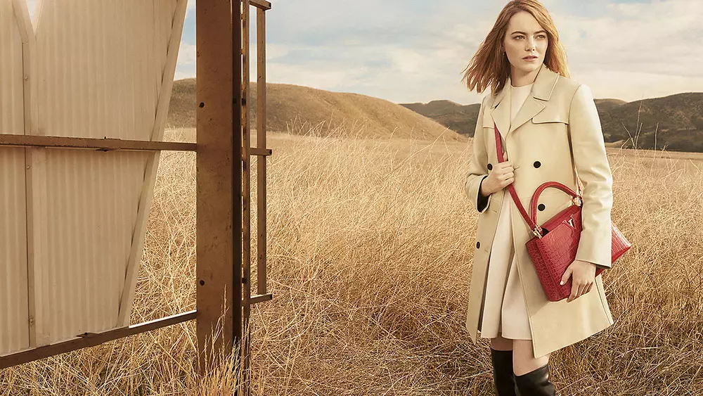 Emma Stone e a bolsa Capucines son as novas estrelas da campaña de Louis Vuitton 2732_5