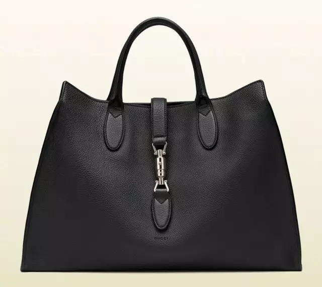 Gucci Jackie Soft Tote Black