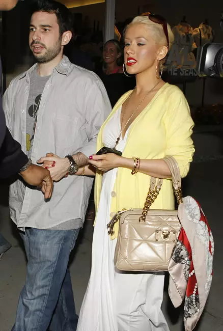 Christina Aguilera Style: Marc Jacobs Ines Patchwork Bag 27809_5