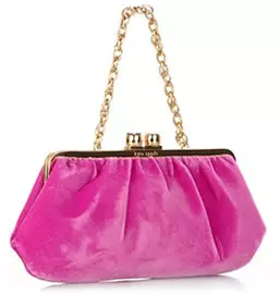 Βελούδινη και χρυσή βραδινή τσάντα Kate Spade Olivia 28208_1