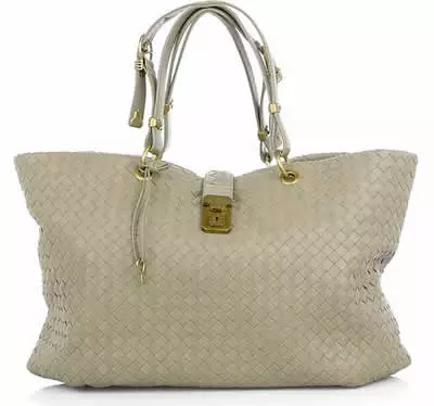 Borsa Shopper in Pelle Bottega Veneta Intrecciato 28833_1