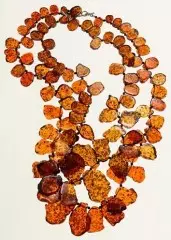 Darby Scott Amber Bib Necklace