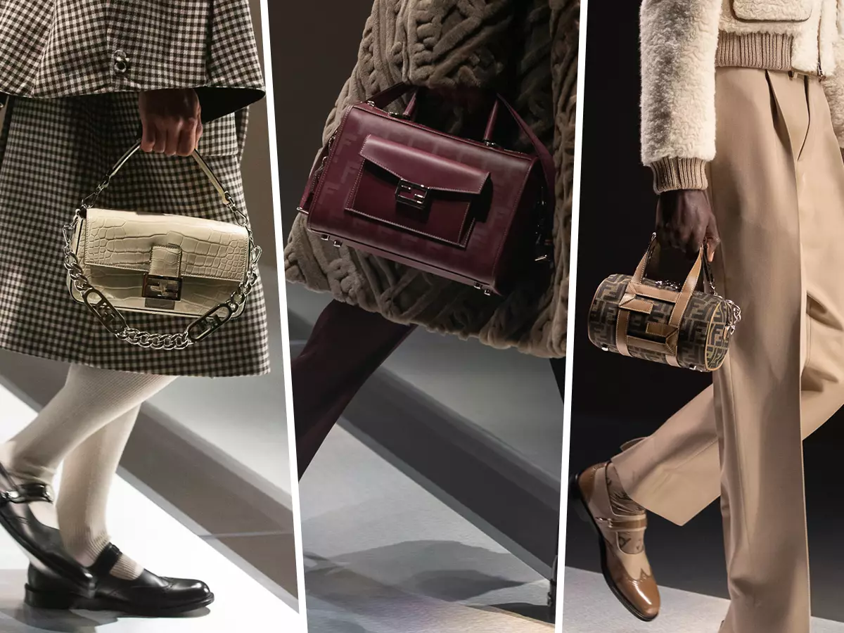 Fendi's Fall 2022 Herrväskor Knack It Out of the Park