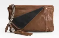 Olivia Harris Zip Pocket Lieder Clutch