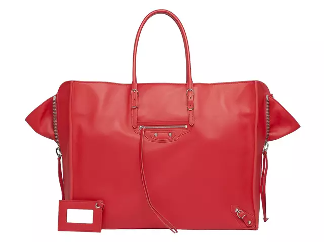 Balenciaga Papier A4 Zip Di Sekeliling Tote