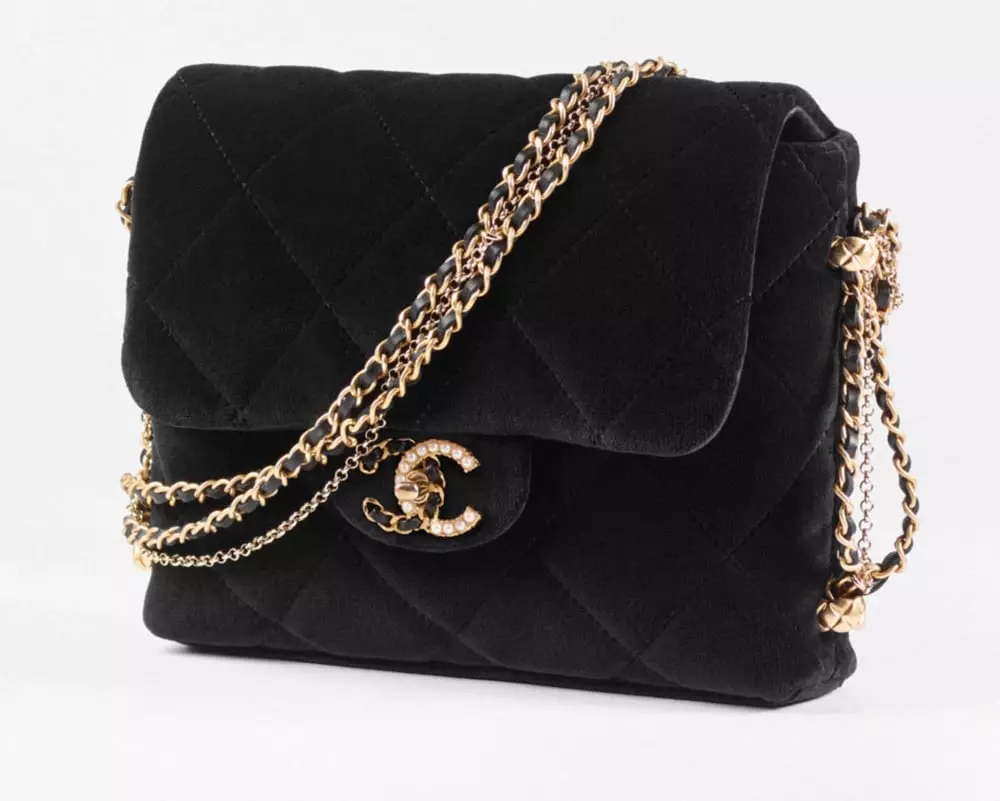 Mini solapa Chanel Velvet