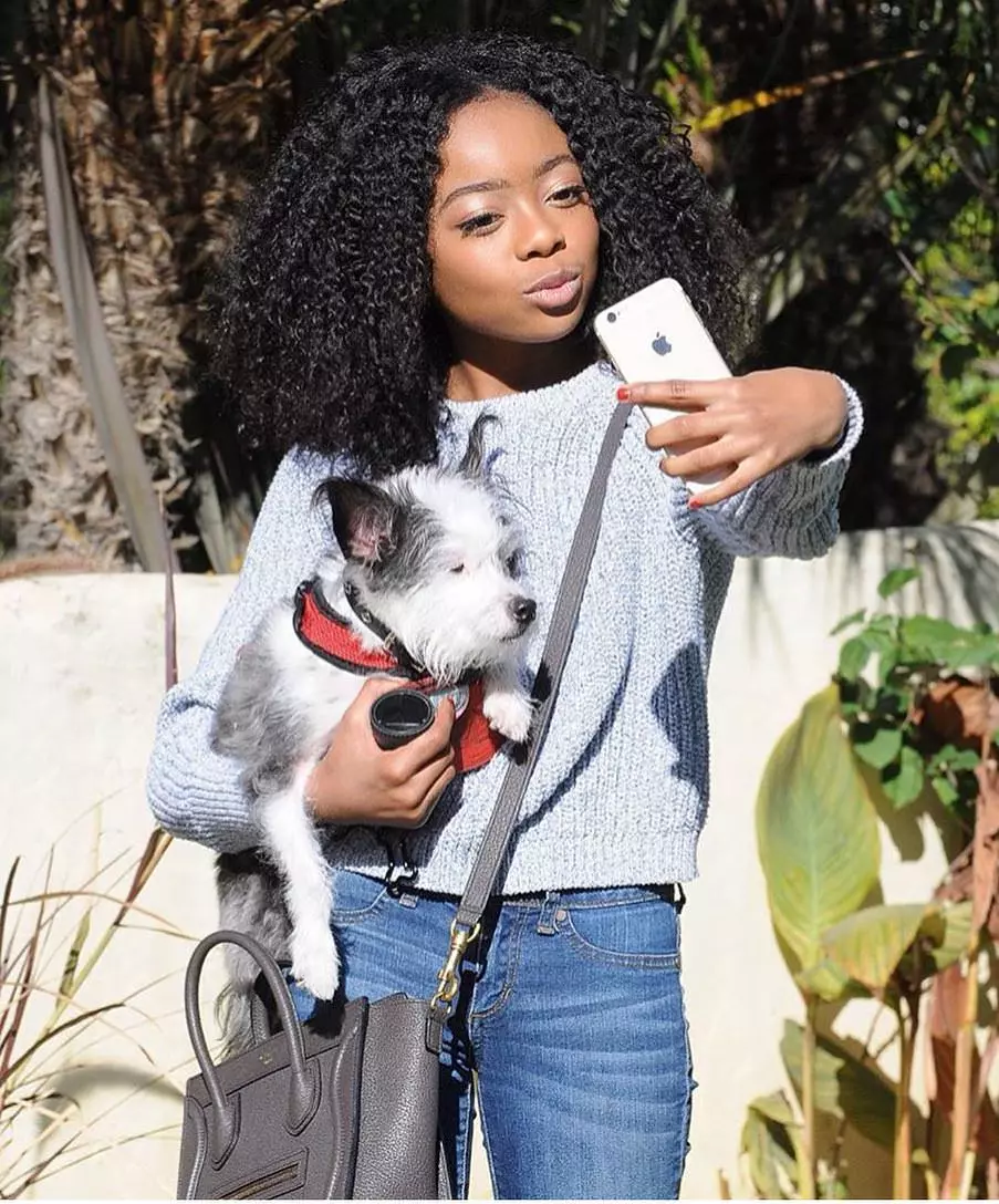 Skai Jackson ມັກສະແດງກະເປົ໋າຂອງນາງໃນ Instagram 600_7