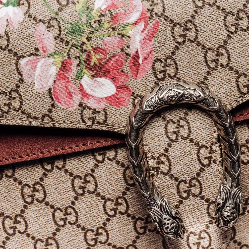 Gucci Dionysus Blooms Baskılı Omuz Çantası