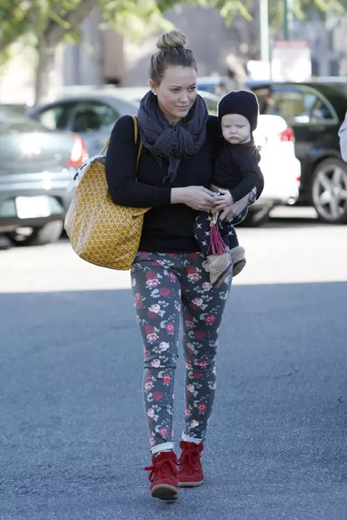 Hilary Duff gebruik Goyard as haar babasak 6781_2