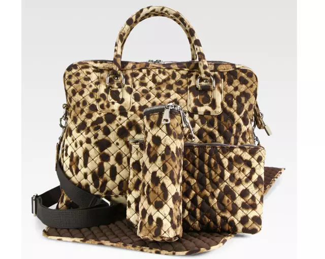 Dolce এবং Gabbana Leopard প্রিন্ট ডায়াপার ব্যাগ