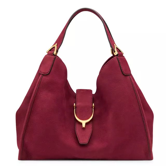 “Gucci Soft Stirrup Suede Tote”