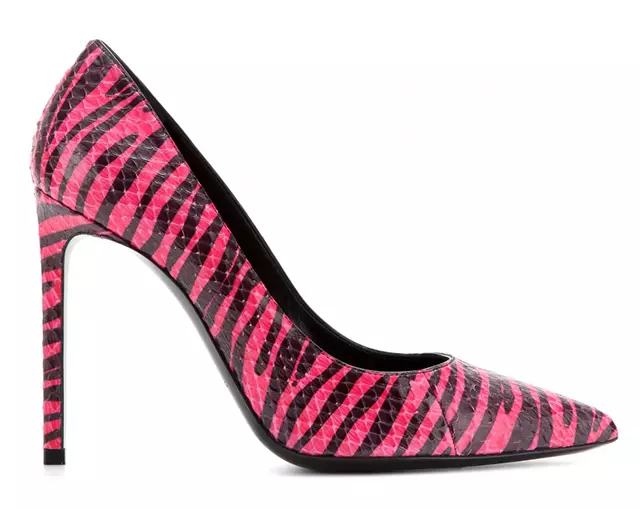 I-Saint Laurent Paris Snakeskin Pumps