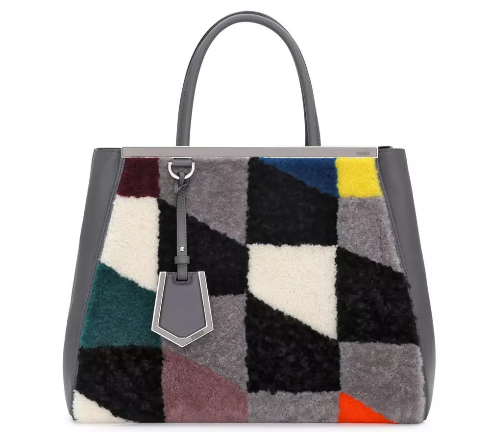 Fendi 2Jours Shearling Tote Umufuka