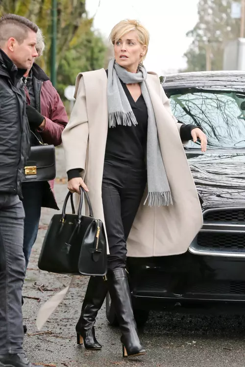 Sharon Stone Alexander McQueen sankaritar Zip Tote-1