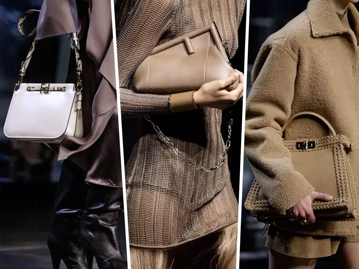 Fendi mostra noves formes al costat de les seves bosses icòniques per a la tardor del 2021