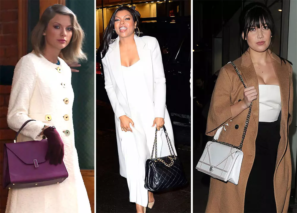 Celebs droen Dior op eng nei Tasche Launch & Taylor Swift diversifizéiert hir Handtasche Kollektioun 7300_1