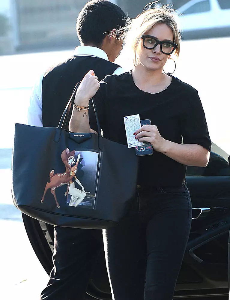 Hilary-Duff-Givenchy-Bambi 手提包