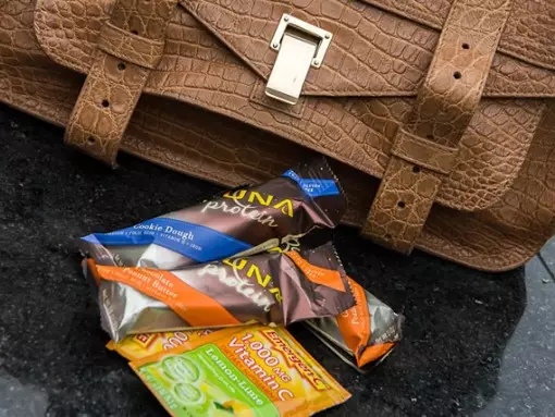 In My Bag: Emergen-C و LUNA Protein Bars