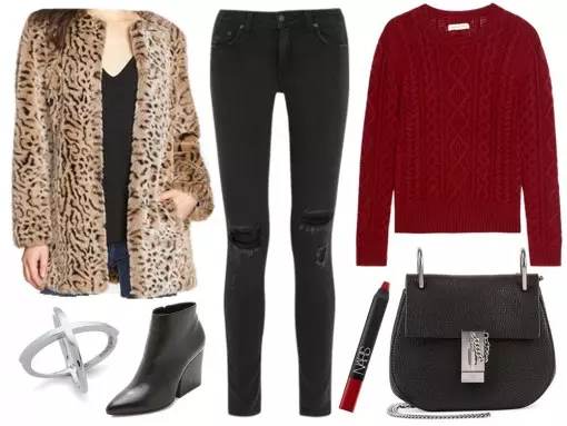 Outfit de fin de semana: Vampy-Casual con el bolso Chloé Drew