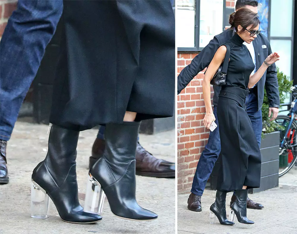 Victoria-Beckham-Dior-Translúcido-Salto-Ankle-Boot