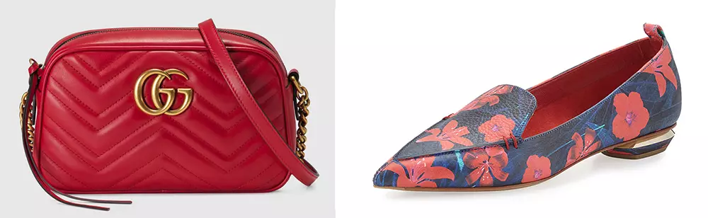 Gucci GG Marmont Matelassé Shoulder Bag $1,200 د Gucci Nicholas Kirkwood Beya Floral Pointed-toe Loafer $485 له لارې د Bergdorf Goodman له لارې