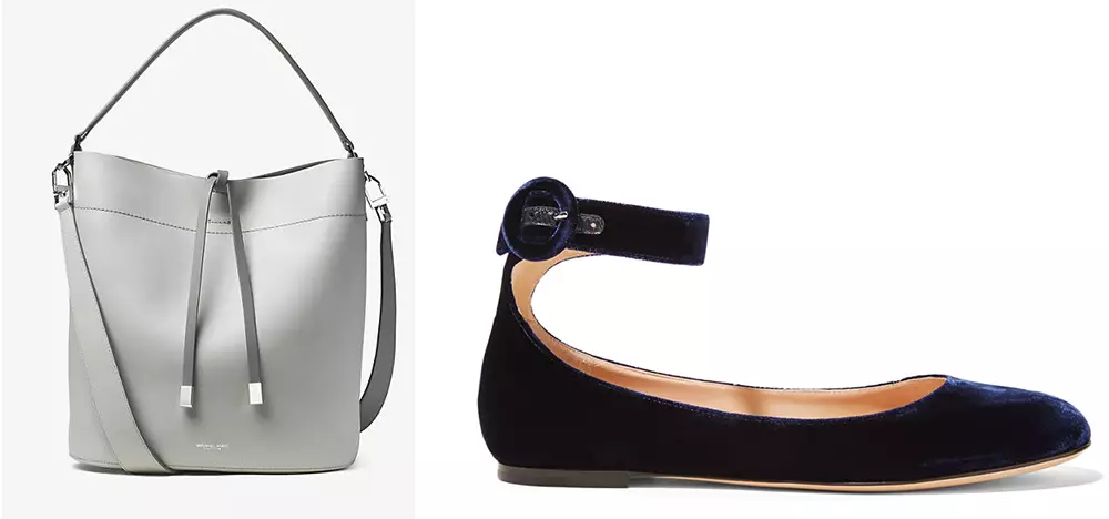 Mála Mór ghualainn Michael Kors Miranda $890 trí Árasáin Bhailé Michael Kors Gianvito Rossi $695 trí Net-a-Porter